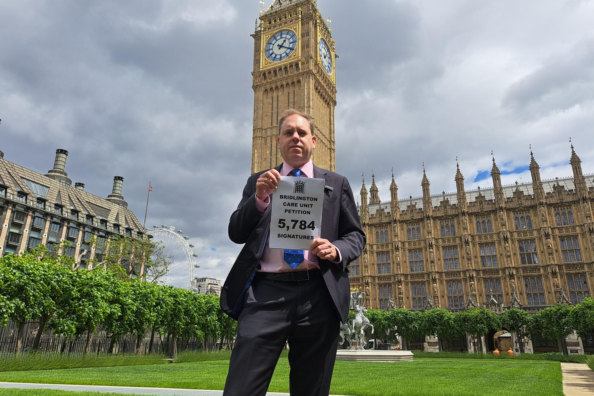Bridlington care unit closure postponed after Charlie Dewhirst MP's ...