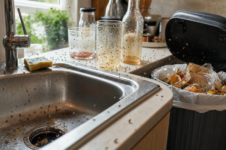 Moucherons dans la cuisine : siphon, éponge, poubelle… les 4 nids que ...