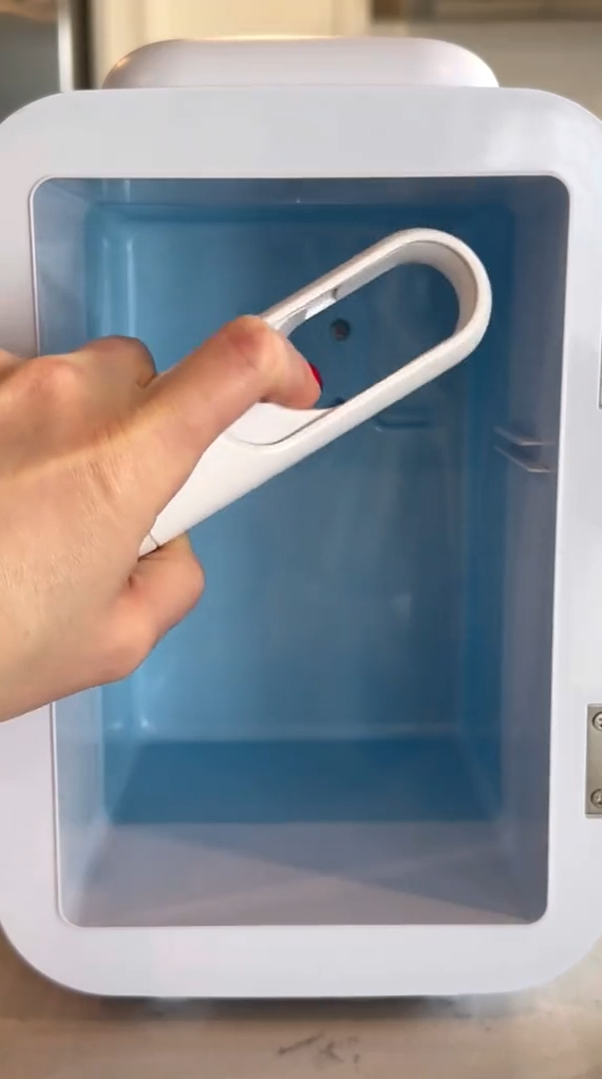 Fun and relaxing mini fridge organization for daughters
