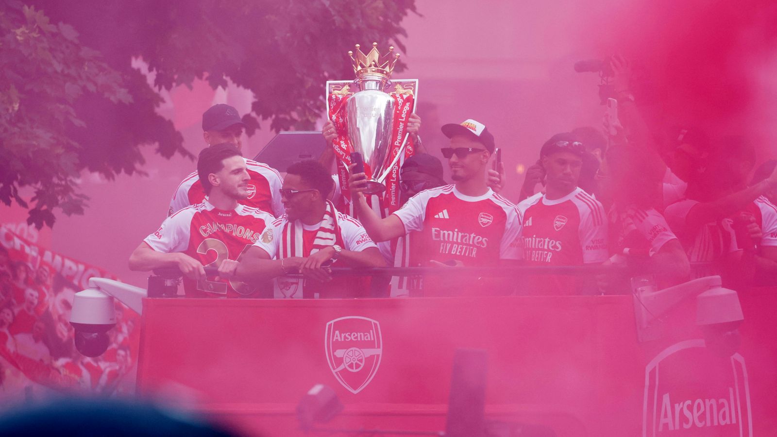 Police investigating six stabbings after Arsenal parade
