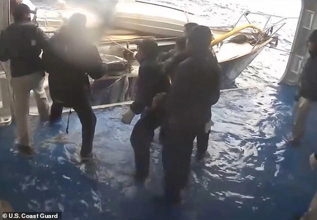 Cruise ship in dramatic rescue of a 74-year-old man caught in storm