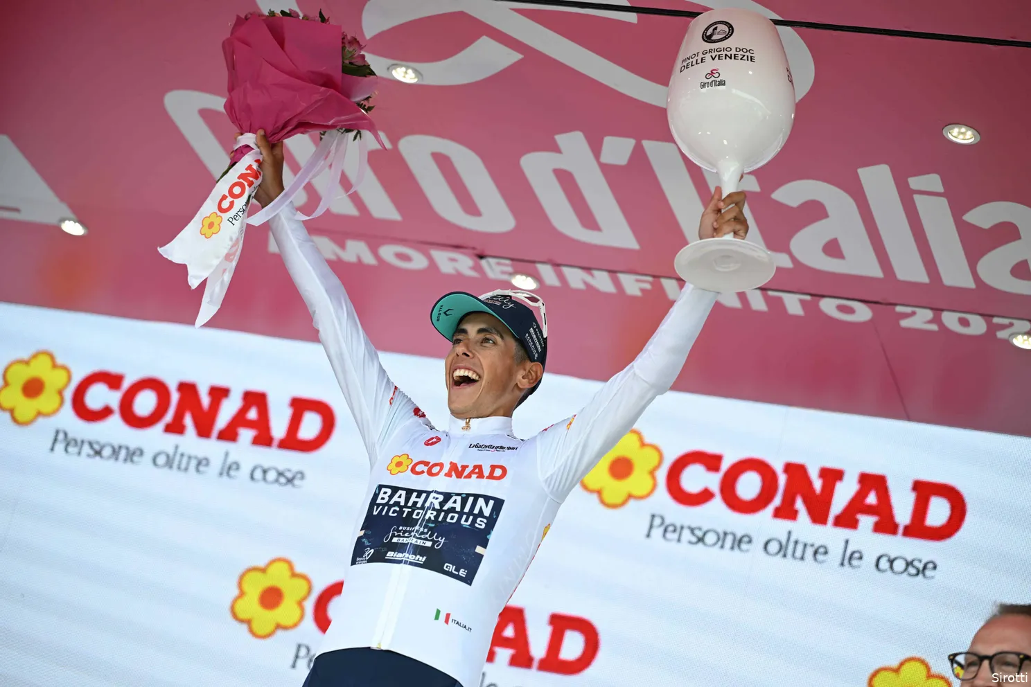 Bahrain Victorious kent droom-Giro met witte Eulalio en strijdvaardige ...