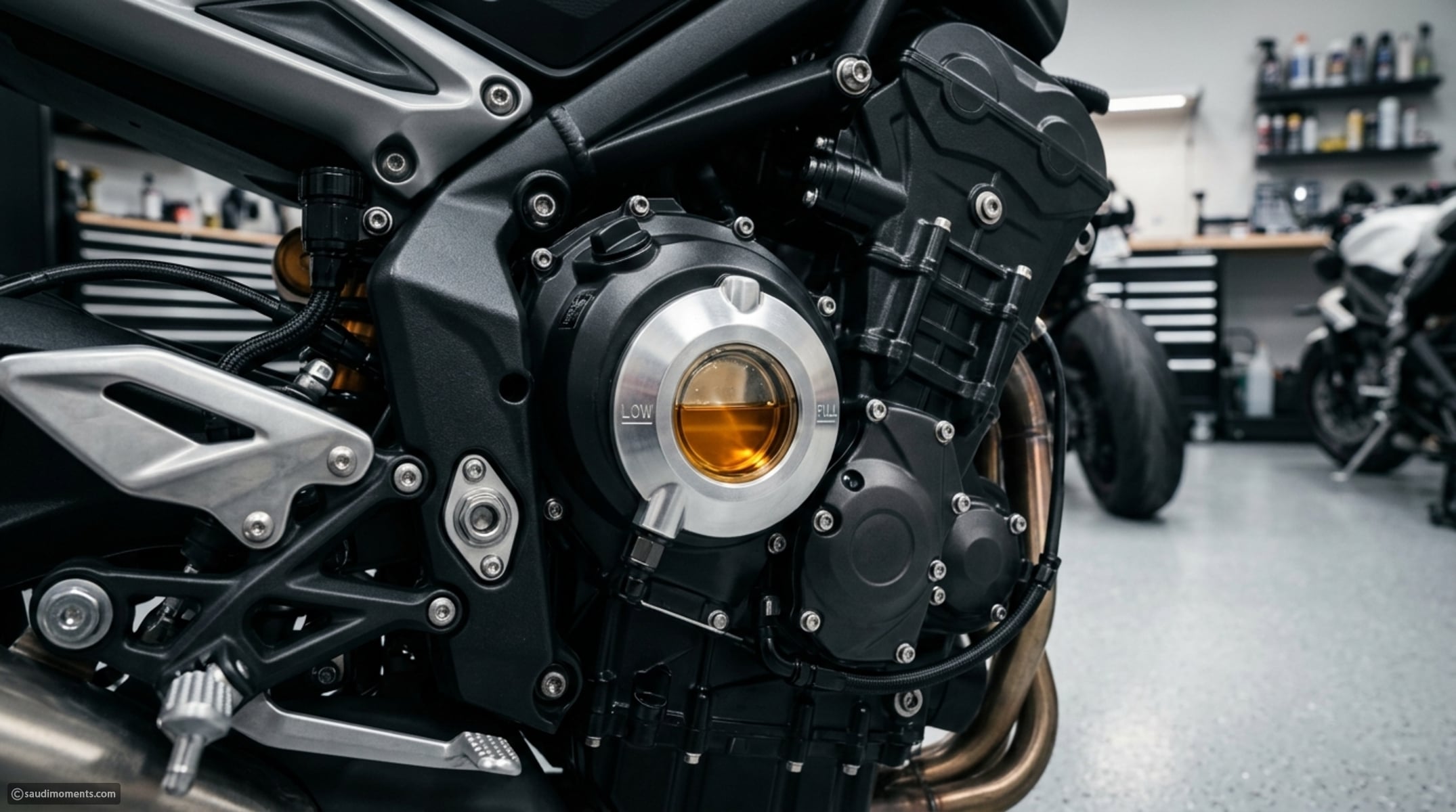 How long does a motorcycle engine typically last?