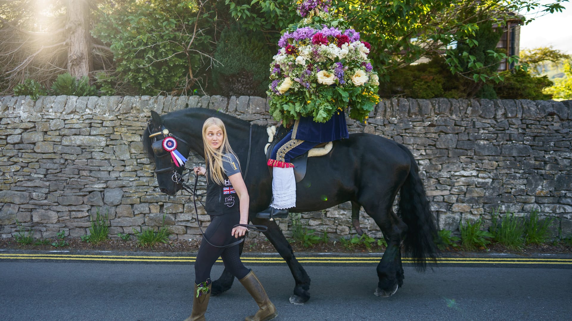 Castleton marks Oak Apple Day with garland procession