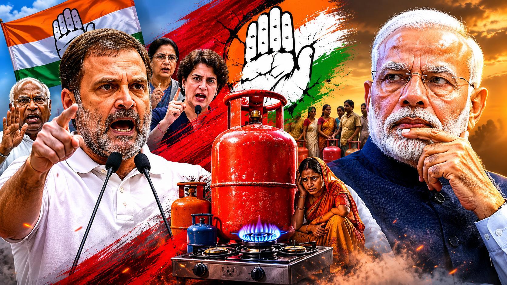 Congress slams Centre after commercial LPG price hike, calls PM Modi ...