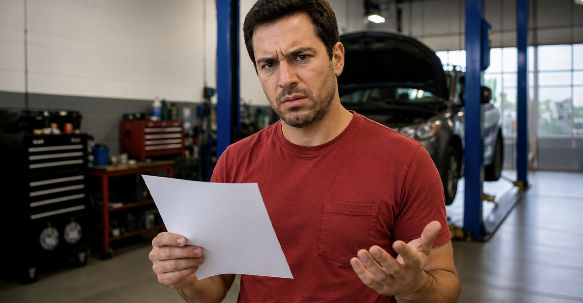 I took my car to the shop, and the mechanic fixed something I didn’t ...
