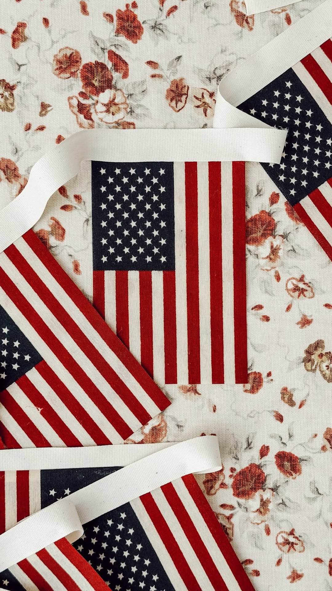 I Made This Flag Garland Instead Of Buying Expensive One