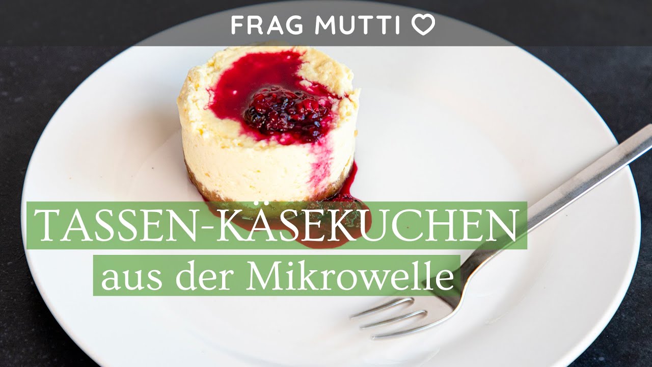 Mikrowellen-Cheesecake im Becher in nur 5 Minuten fertig