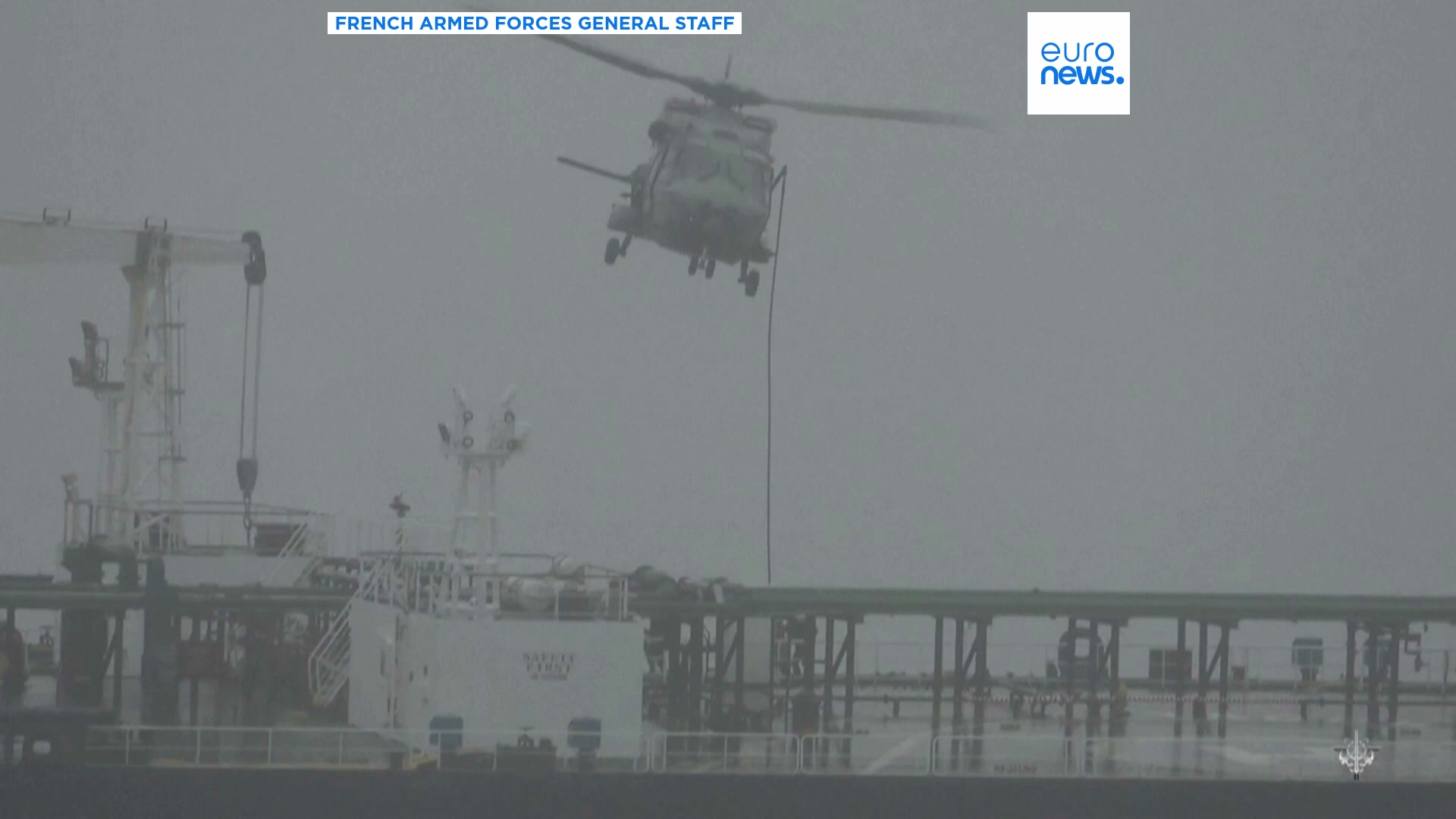 French Navy boards Russia-linked tanker in Atlantic Ocean