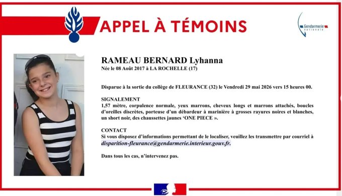 Disparition de Lyhanna : Il amenait des goûters à Lyhanna tous les ...