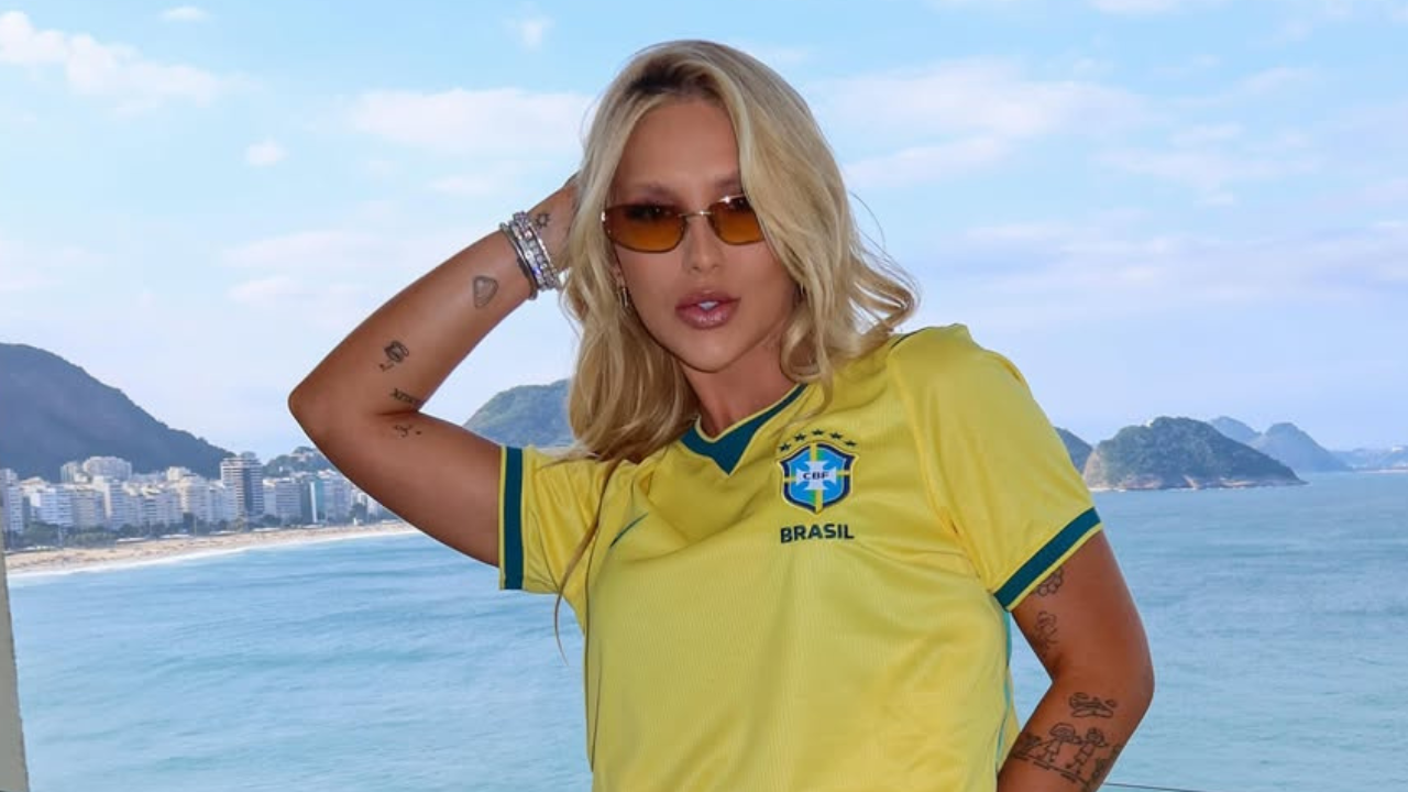 Virginia chama atenção ao usar anéis de Zé Felipe no jogo de Vini Jr.