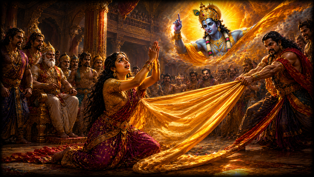 Why Krishna waited until the last moment to save Draupadi