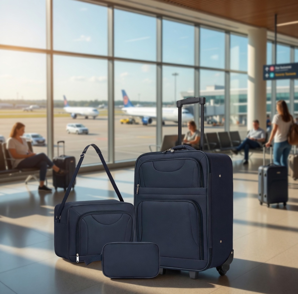 This Amazon luggage set which fits Ryanair guidelines gives travellers ...