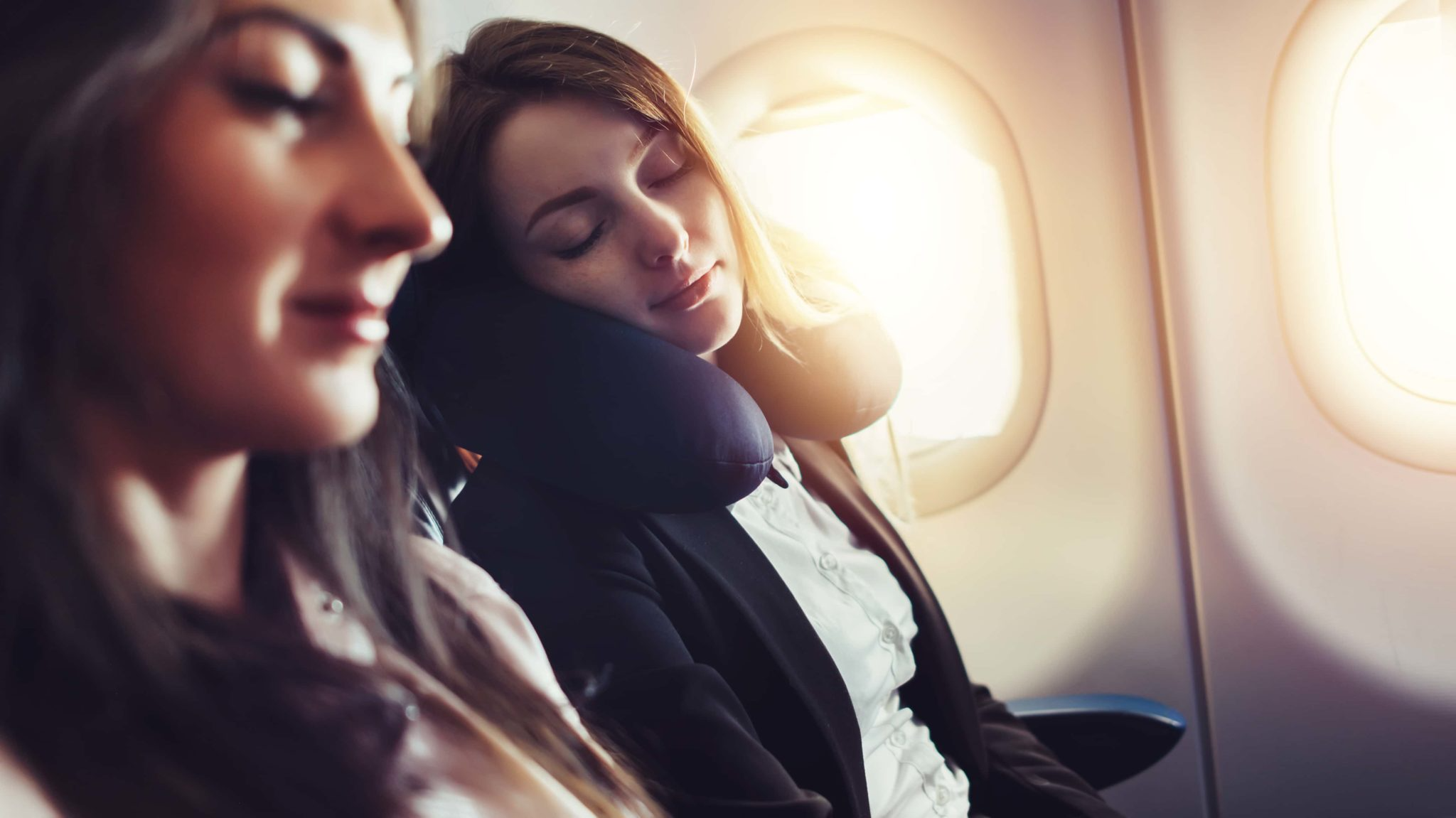 I had the middle seat on a flight and the people beside me hogged the ...