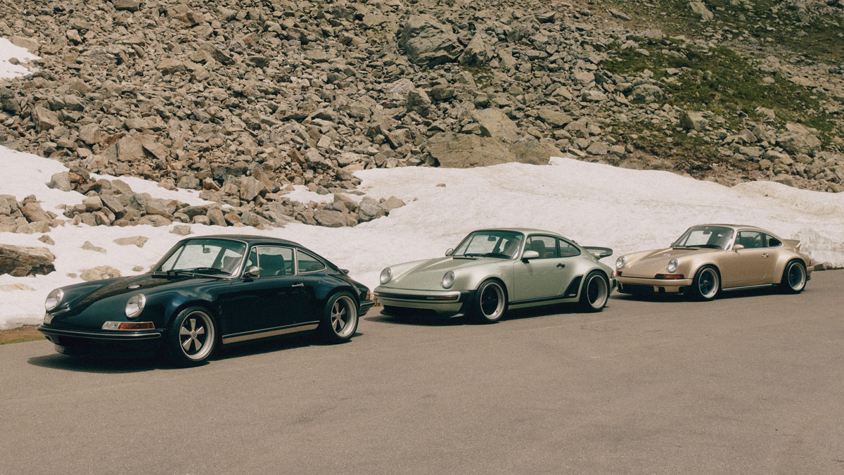 Singer restomods take to the Swiss Alps in photos