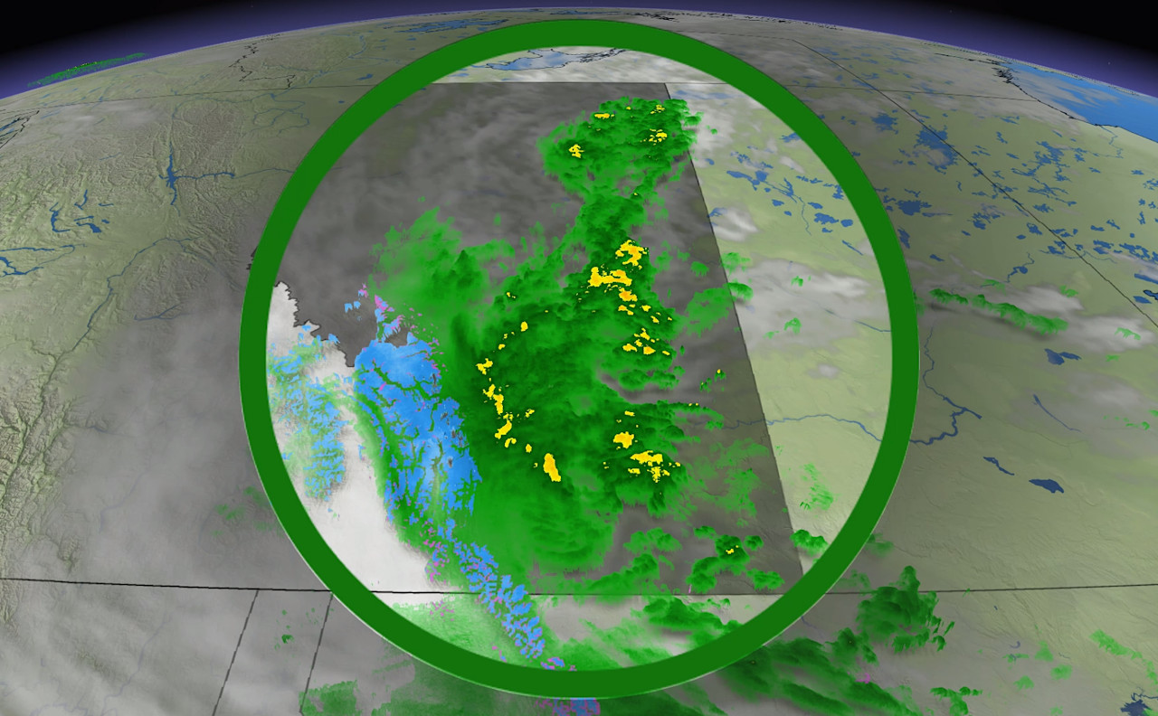 80+ mm and counting: Long duration rainfall hits Alberta this week