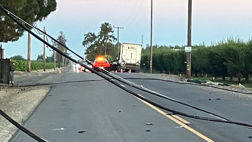Multiple power lines down after two separate crashes