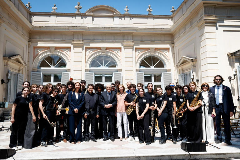 La Jazz Campus Orchestra si è esibita nei Giardini del Quirinale