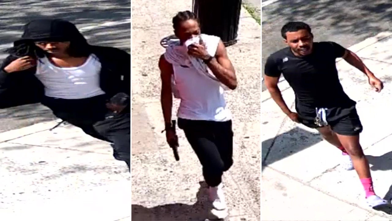 Shooter fires down Philadelphia street in broad daylight, 3 suspect sought
