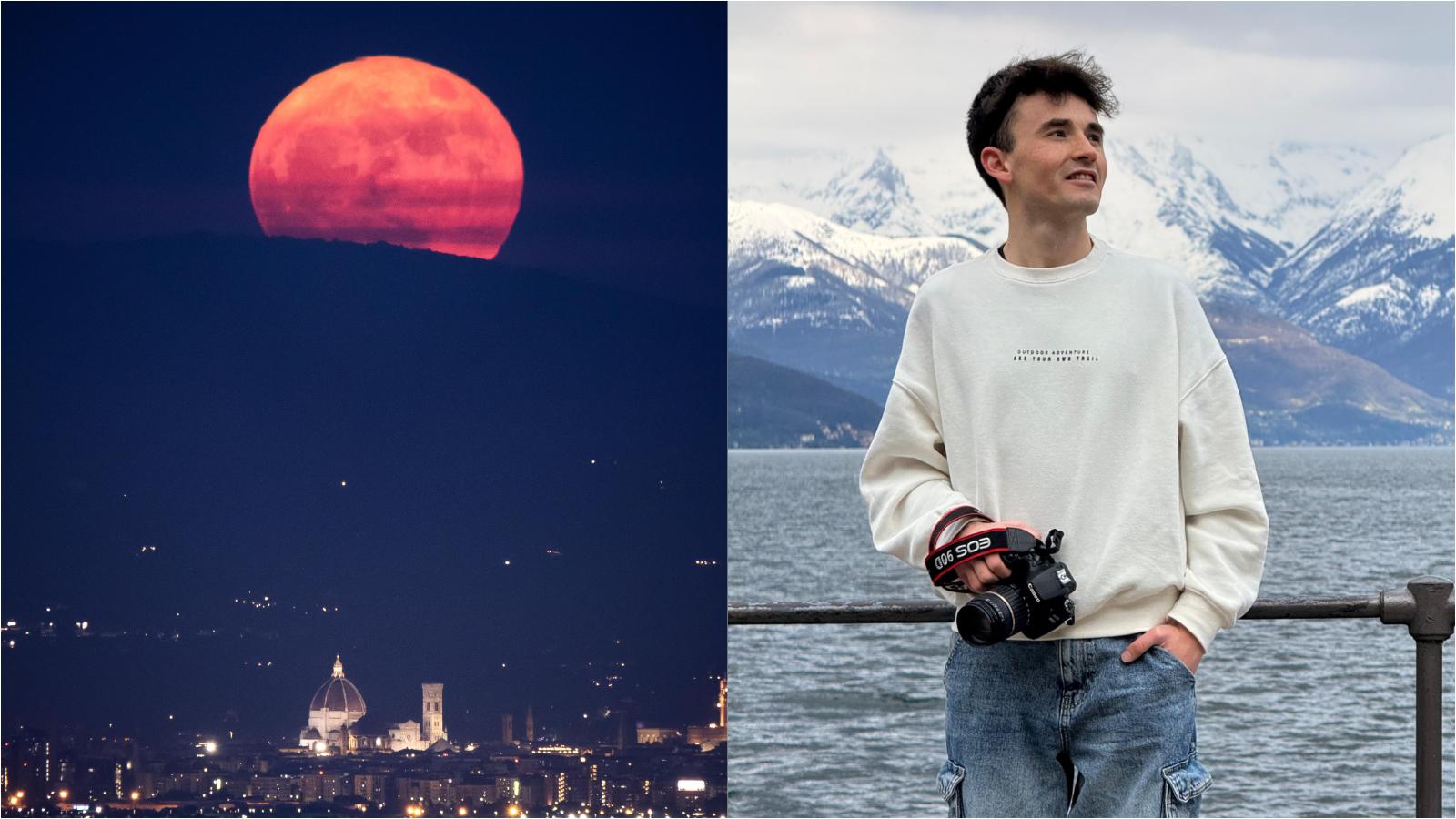 Le foto della mini luna blu sopra Firenze (scattate da Pistoia): “Anni ...