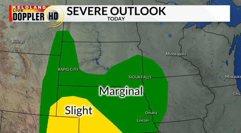 More thunderstorm chances ahead this week in KELOLAND