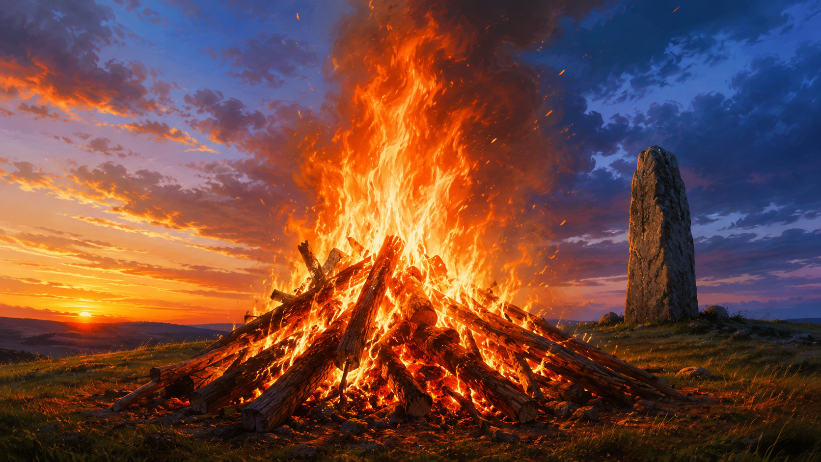Samhain began as an ancient Celtic festival, not modern Halloween