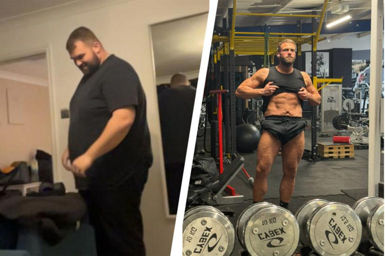 Young Teesville dad on quest to become body builder after shedding ...
