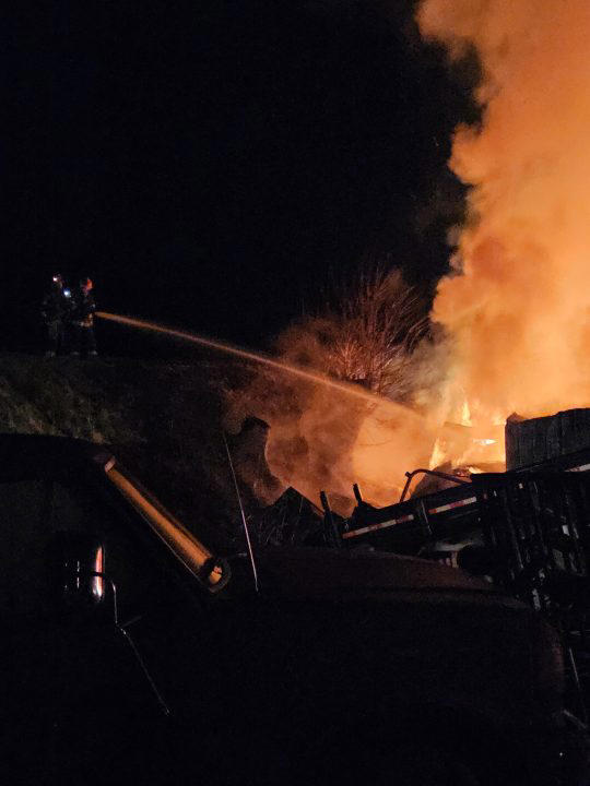 Multiple Kentucky departments battle house fire in Clay City