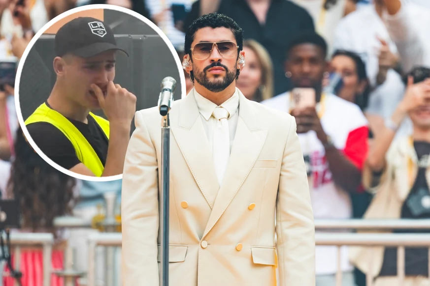 Même les agents de sécurité craquent pour Bad Bunny