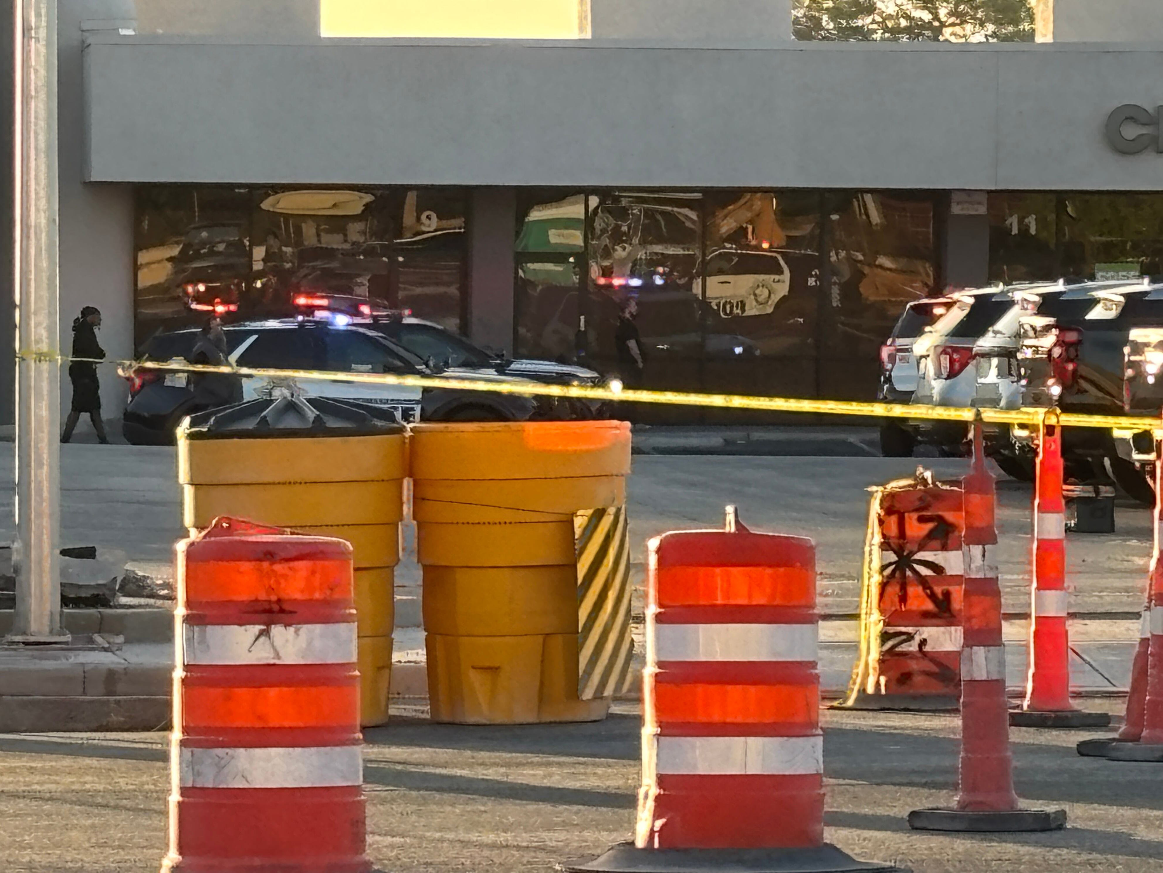 Las Vegas police: One dead, possible suspect detained in shooting near ...