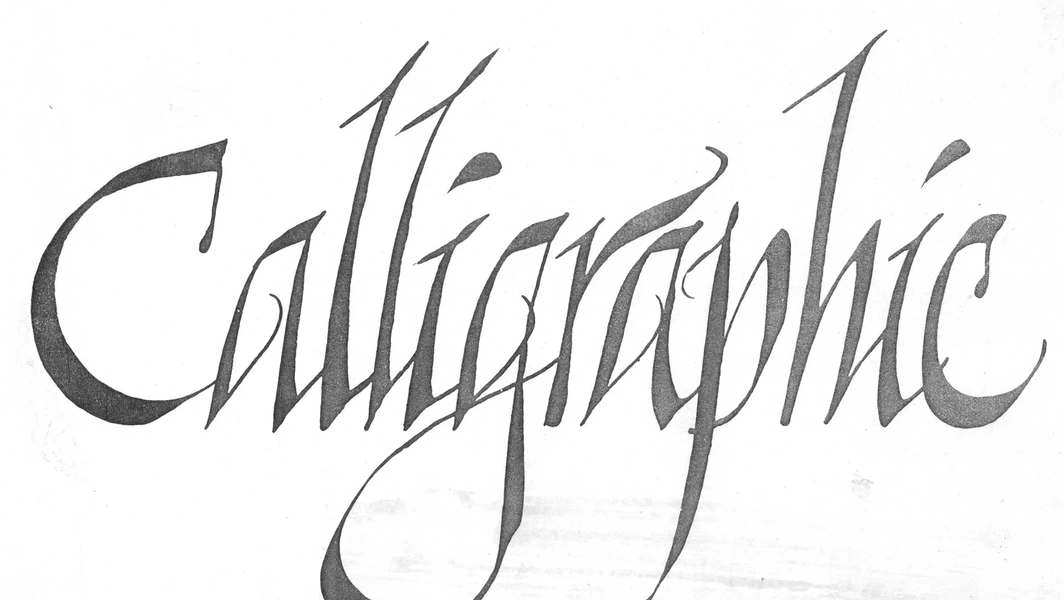 Modern calligraphy meets AI-powered lettering magic