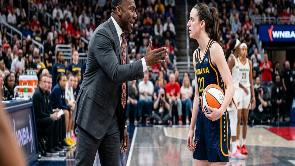 WNBA drama: Shannon Sharpe blasts Caitlin Clark after viral sideline ...