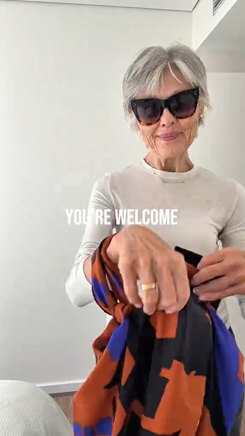 Transform a scarf into a stylish handbag