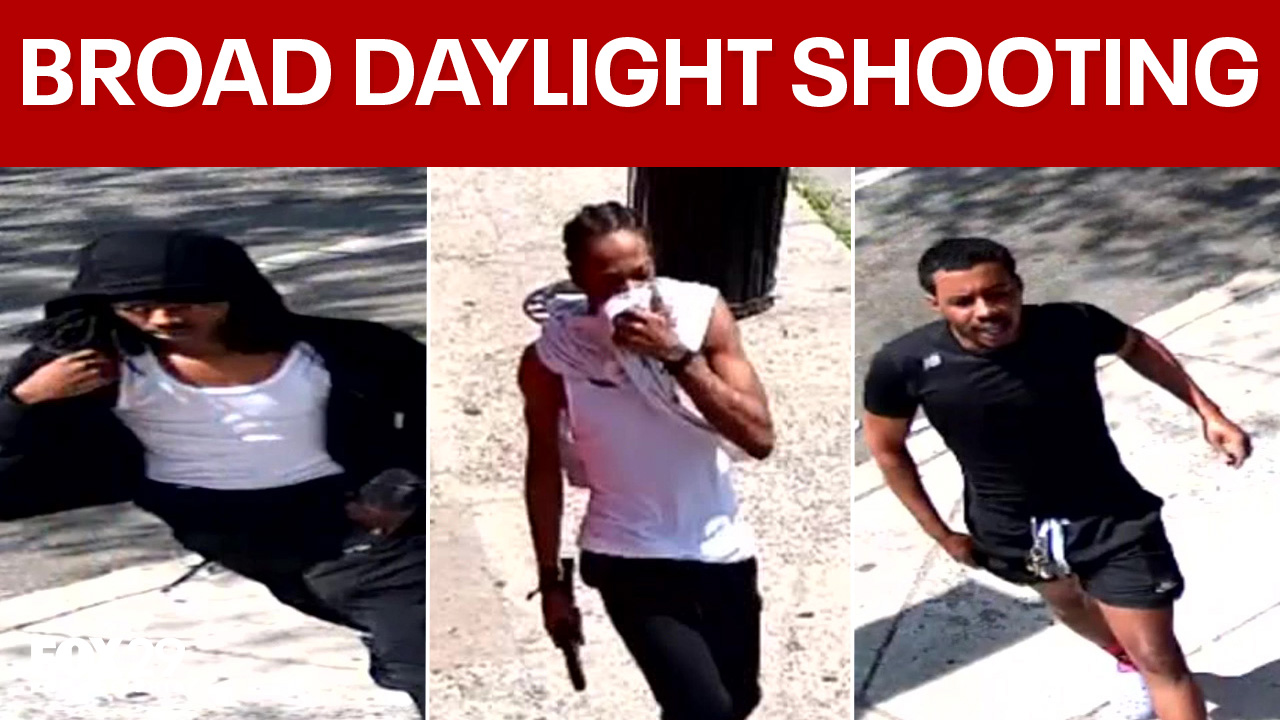 Shooter fires down Philadelphia street in broad daylight, 3 suspect sought