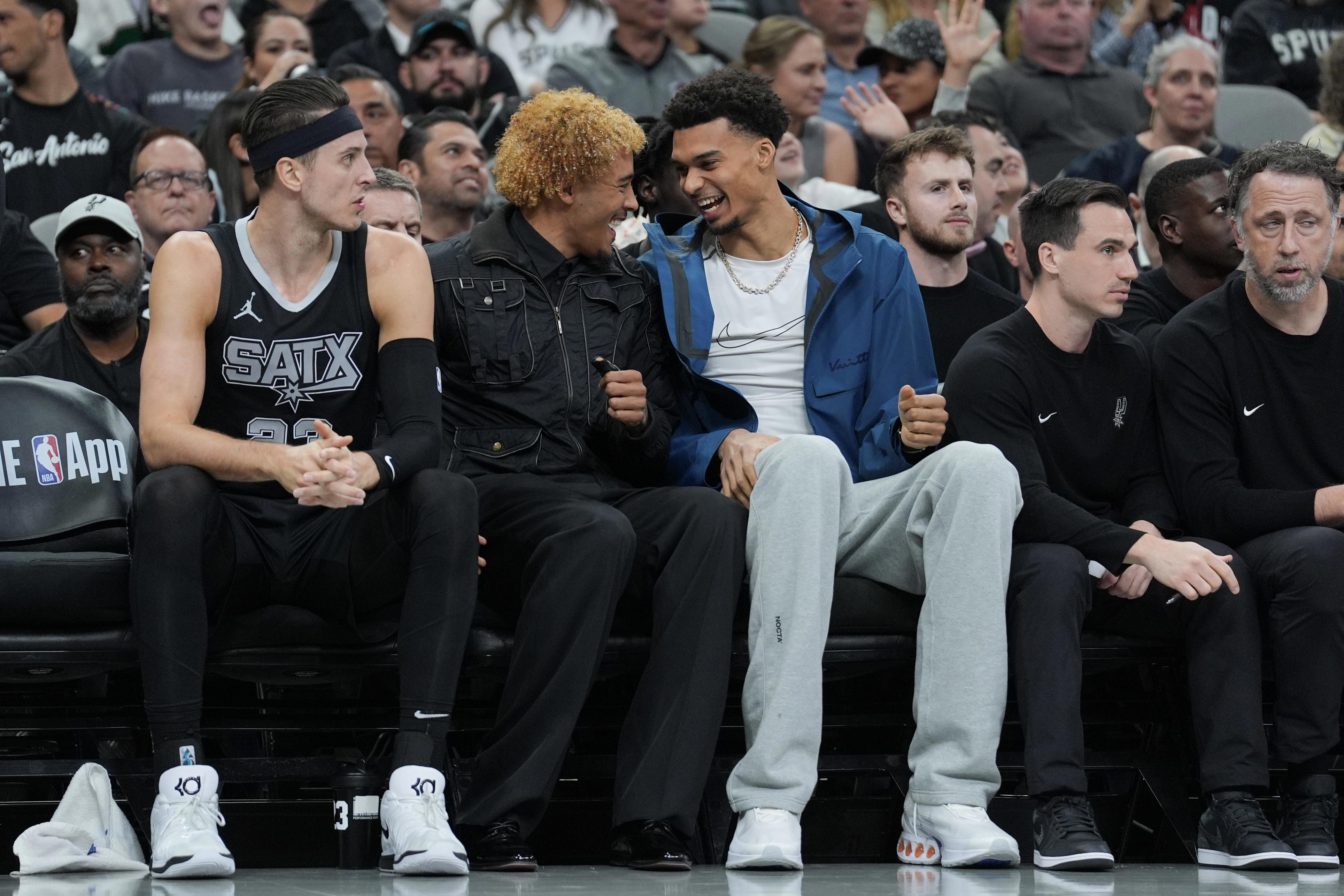 Jeremy Sochan drops first intel to Knicks on former teammate Victor ...