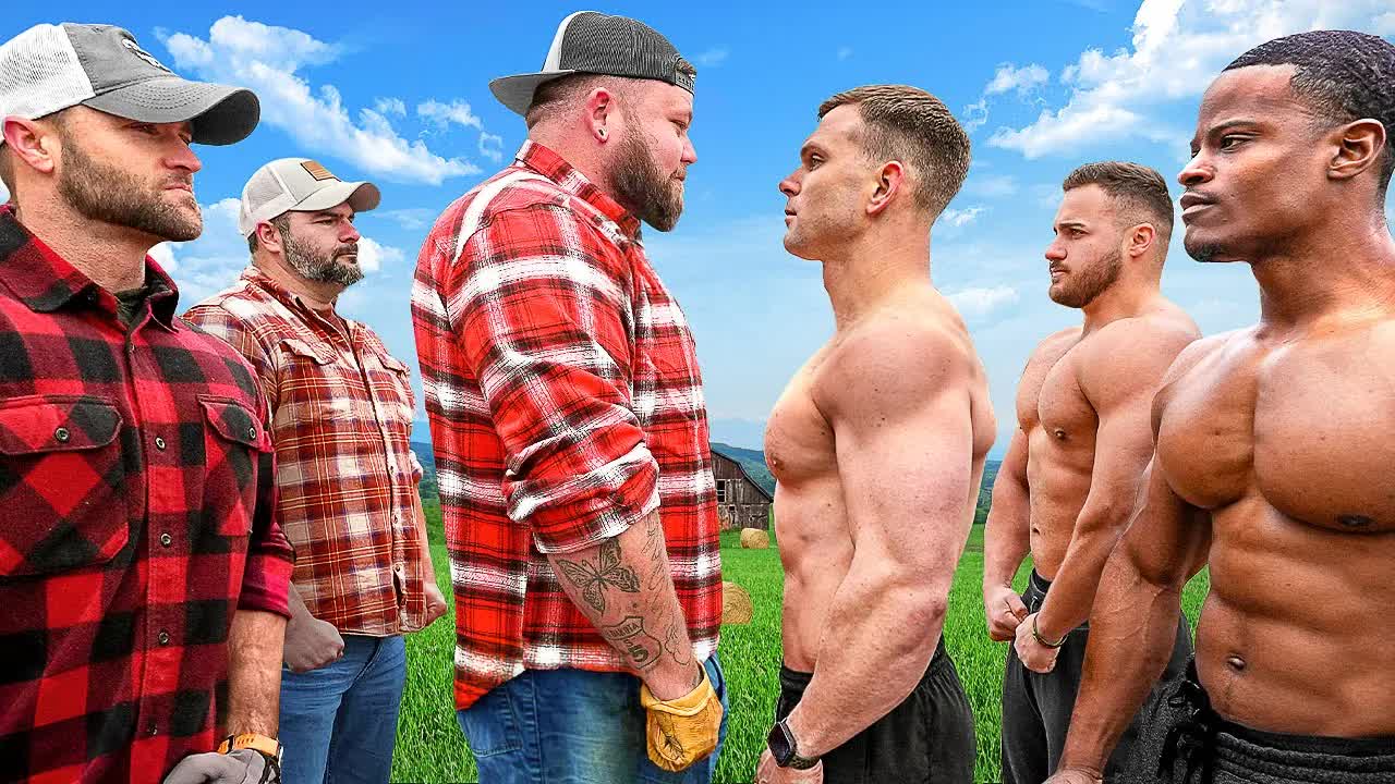 Farmers vs bodybuilders: Strength showdown