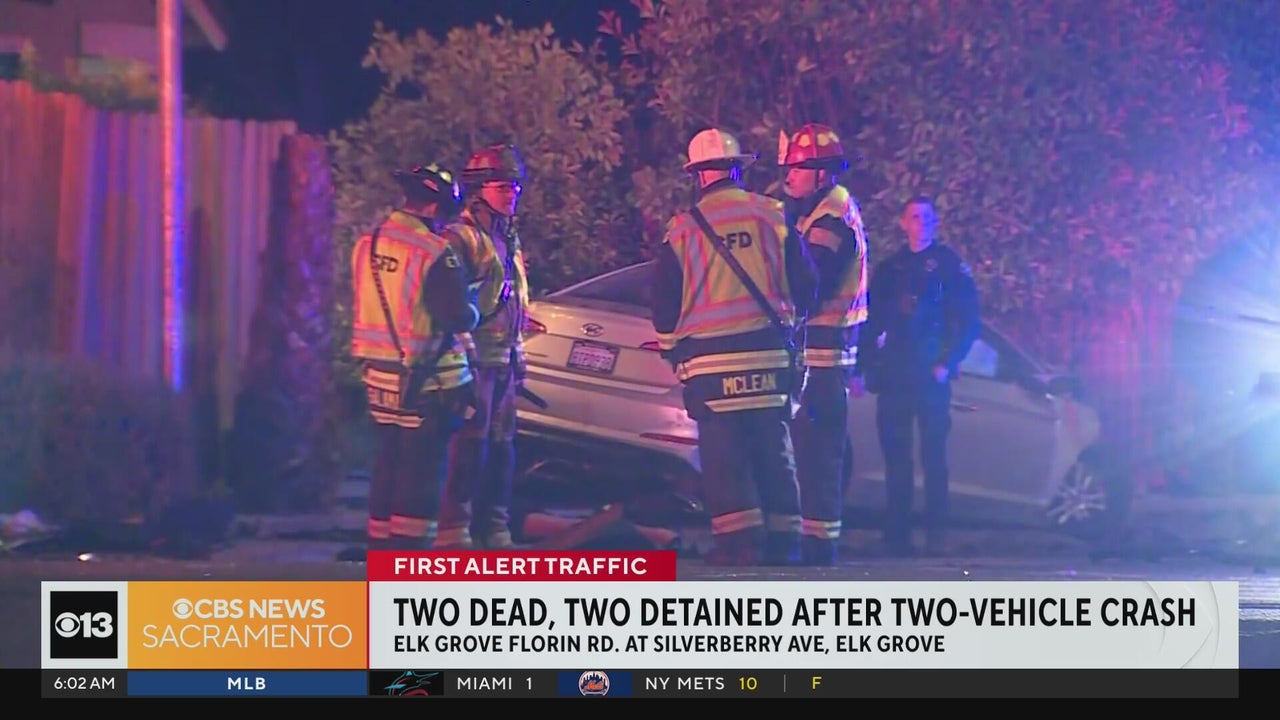 2 dead, 2 detained after Elk Grove crash