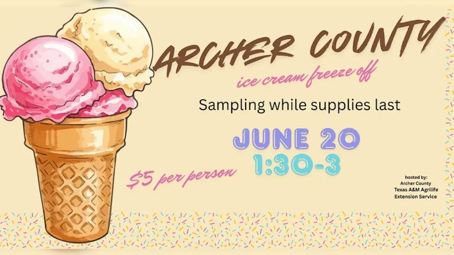 Ice cream freeze off planned for Archer County Rodeo weekend