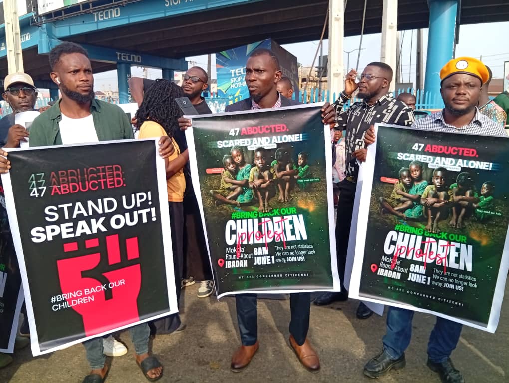 Protest rocks Ibadan over abduction of pupils, teachers