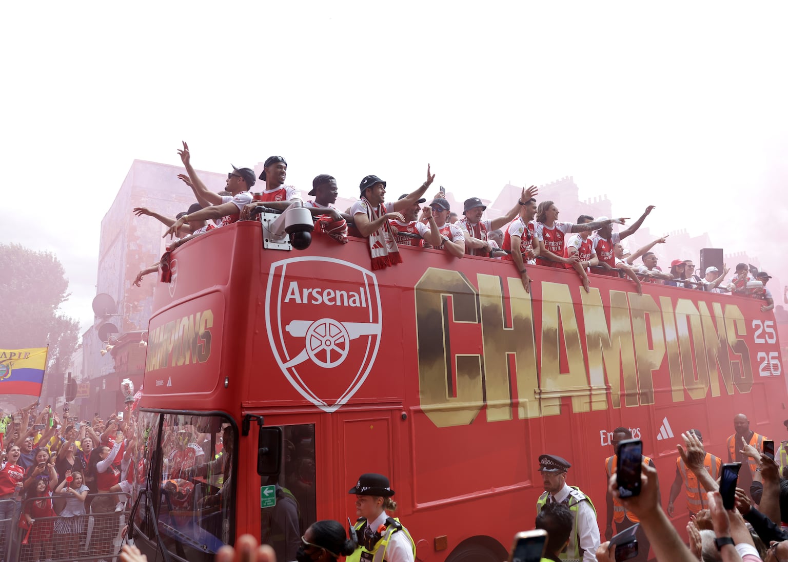 Six stabbed in hours after Arsenal Premier League victory parade