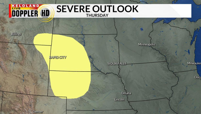 More thunderstorm chances ahead this week in KELOLAND