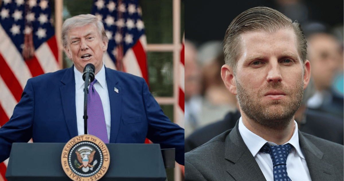 Donald Trump trolled mercilessly for calling son Eric 'great builder ...