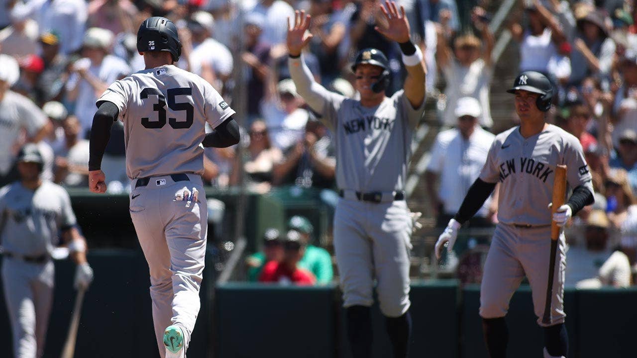 Yankees deliver 'remarkable' 13-run inning behind Aaron Judge's pep ...