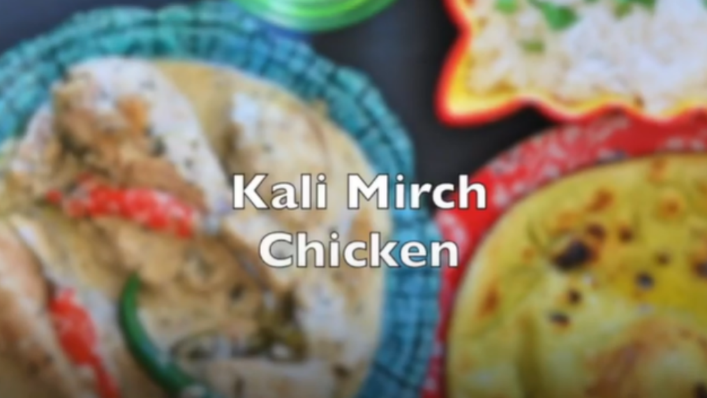Black pepper chicken curry packed with deep bold flavor
