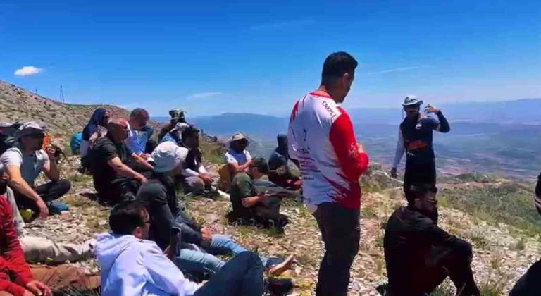 Cudi Dağı’nda gökyüzüne adrenalin yolculuğu