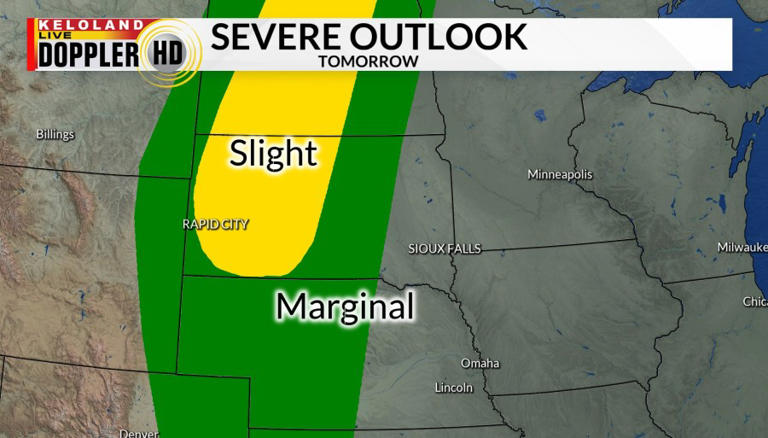 More thunderstorm chances ahead this week in KELOLAND
