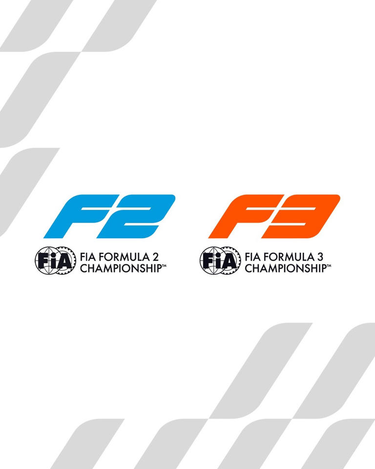 Fórmula 2 y Fórmula 3 revelan nuevos logotipos a mitad de temporada
