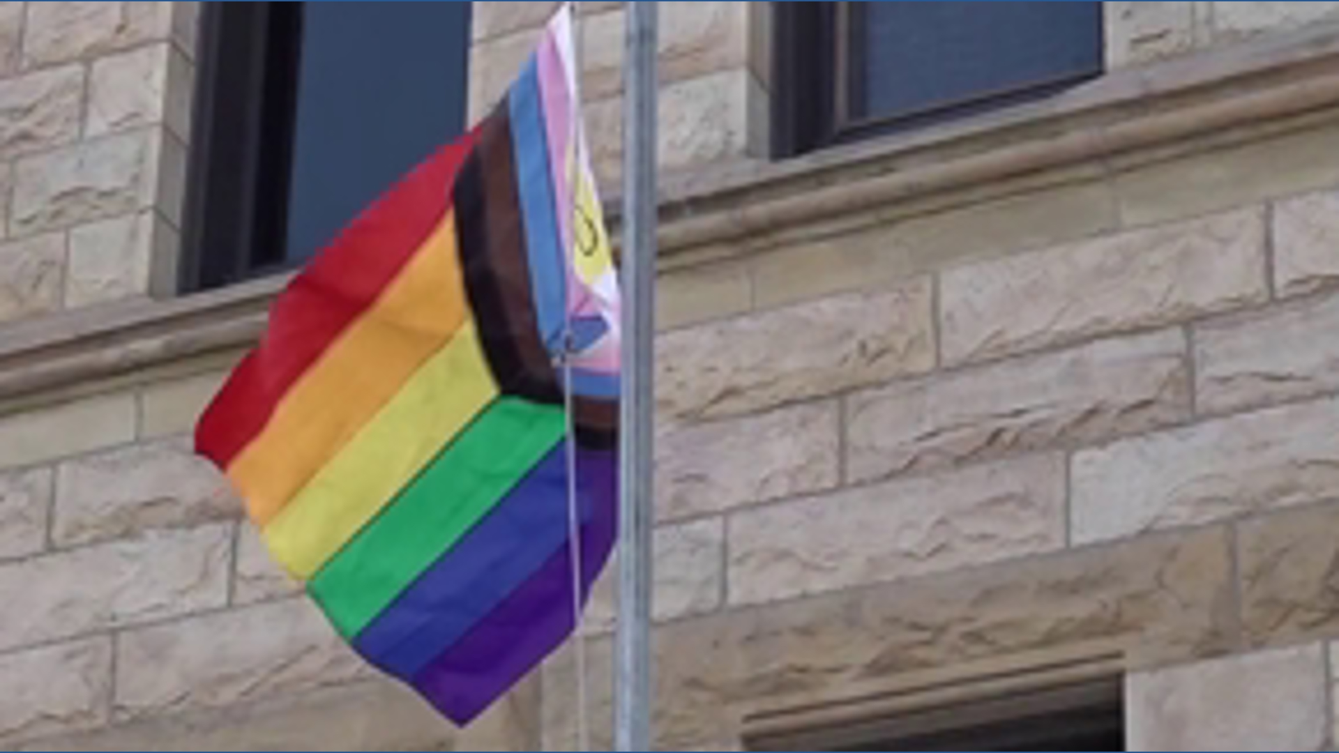 Flag-raising in downtown Scranton marks the start of Pride Month