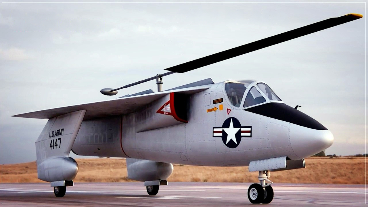 The helicopter with... one blade