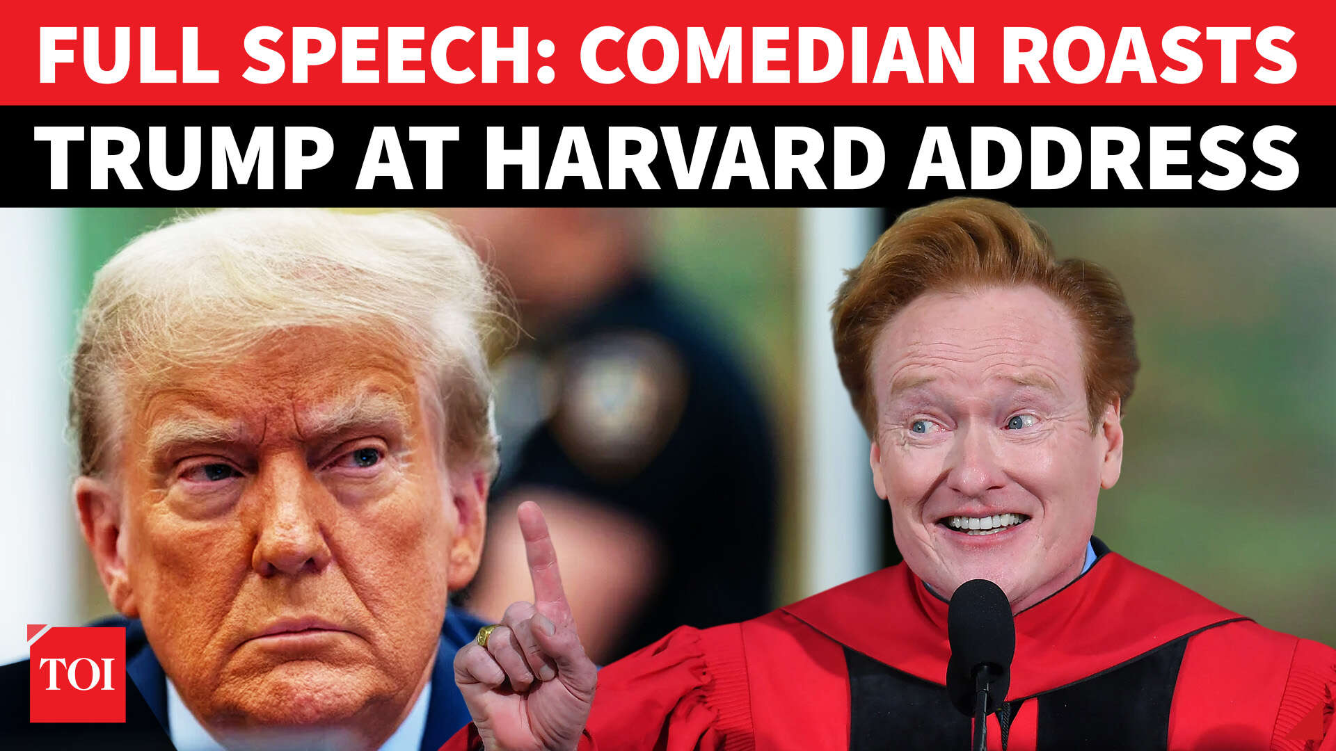 'I'm also suing Harvard!': Conan O'Brien’s commencement speech blends ...